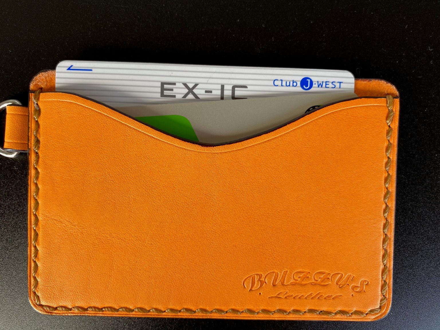 PASS CASE ORANGE | MAYA LEATHER SHOP PAGE